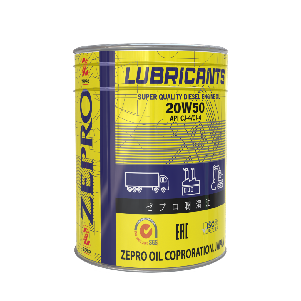 ZEPRO METAL CAN DIESEL ENGINE OIL 20W50 CI-4 25L - Zepro